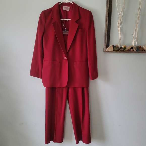 Pendleton | Pants & Jumpsuits | Pendleton Vintage 2 Piece Wool Pantsuit ...